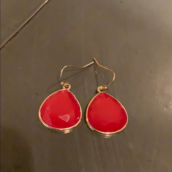Charming Charlie | Jewelry | Red Earrings | Poshmark